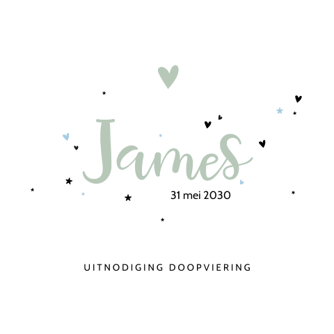 Uitnodigingen doop