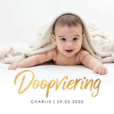 Uitnodigingen doop
