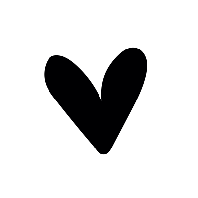 Sluitzegel hartje zwart wit | 25 stuks