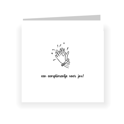 Wenskaart voor Nationale Secretaressedag met applaus