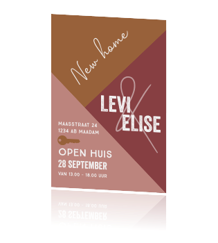 Uitnodiging nieuwe woning